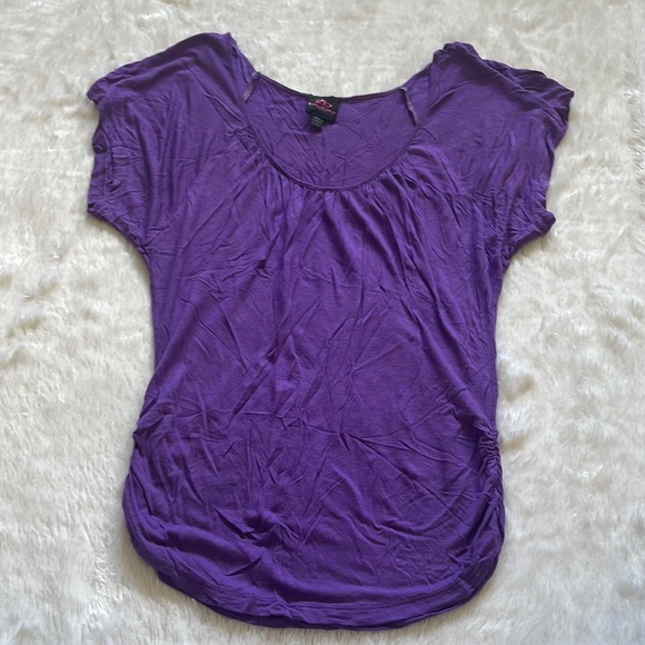 2B Bebe | Tops | 2b Bebe Purple Top | Poshmark